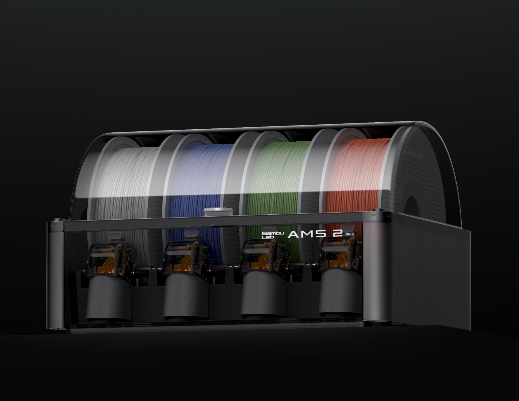 Bambu Lab AMS 2 Pro – Automatisches Materialsystem | BAMBU AMS 2 Pro